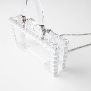 Zara | Bags | Zara Transparent Rigid Mini Box Bag | Poshmark
